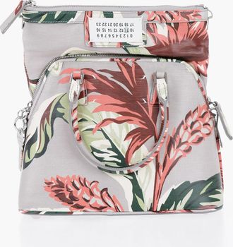 Maison Margiela Umh&auml;ngetasche mit Blumenprint Maison Margiela