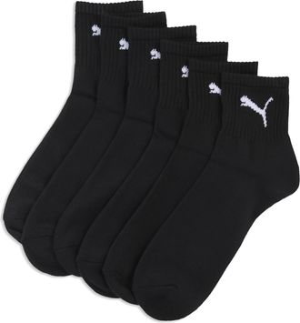 Puma Kurze Crew-Socken Unisex (3er-Pack), Kleidung, Schwarz, 35-38