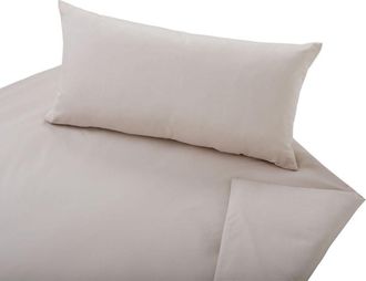 Cotonea Bio Satin-Bettw??sche Garnitur Classic Farbe Kaschmir-I949 Gr??? e 135x200 + 40x80 cm