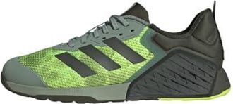 adidas Unisex Chaussure de Training Dropset 3, Silver Green/Night Cargo/Lucid Lemon, 40 2/3