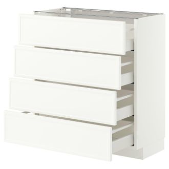 IKEA METOD / MAXIMERA Unterschr., 4 Fronten/4 Schubladen