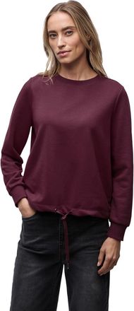 Street One Damen 3015691 Rundhals Sweatshirt, Noble Red, 38