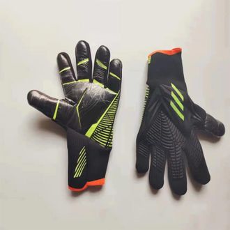 Generic Torwarthandschuhe Junior, abriebfeste rutschfeste Fu&szlig;ballhandschuhe mit doppeltem Handgelenkschutz f&uuml;r das Jugendtraining | Jungen und M&auml;dchen E 9