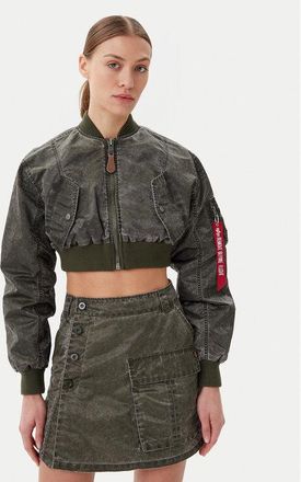 Alpha Industries Alpha Industries Bomberjacke MA-1 Vintage 156002 Grün Regular Fit