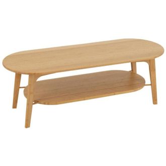 Paris Prix Table Basse Ovale en Bambou Johnnie 120cm Naturel