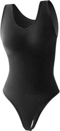 Generic YUJIEBB - 1 body moulant et confortable, Noir - 1 pi&egrave;ce., XXL