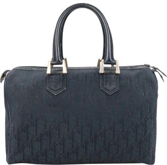 Dior Crossbody Bags - Christian Dior Trotter Satin Monogram Boston Handb - Gr. unisize - in Bunt - f&uuml;r Damen