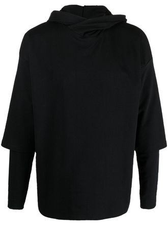 Alchemy hoodie à effet dépaules descendues - Noir