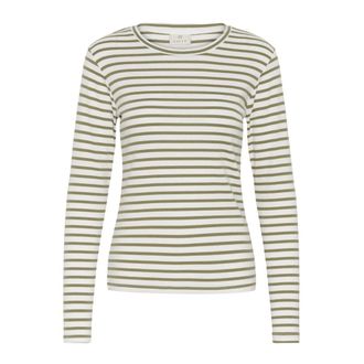 Kaffe Kaliddy Langarmshirt - - Tops - Damen - Gr&uuml;n - XL