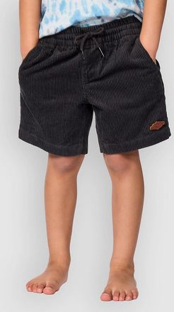 Rip Curl Surf Cord Volley Kids Shorts washed black