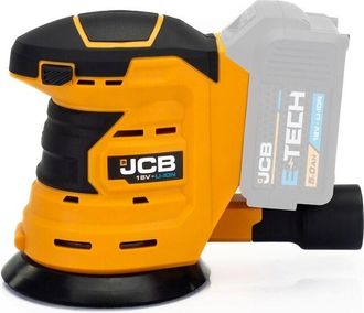 JCB Akku Exzenterschleifer 18V 125 mm Sologer&auml;t ohne Akku & Ladeger&auml;t