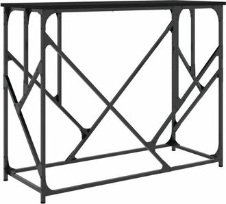 vidaXL Table console noir 100x40x80 cm bois dingénierie - Vidaxl