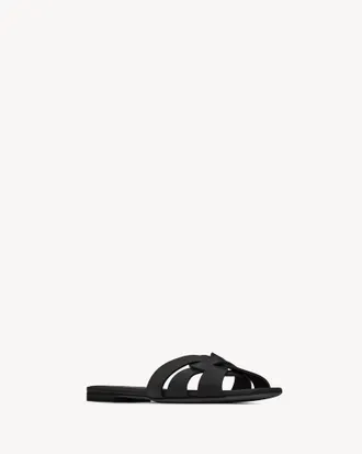 Saint Laurent Mule SL E25 Slide - Black