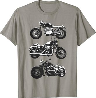 Trendy Apparel Cafe Racer Cruiser and Chopper Motorcycle T-Shirt