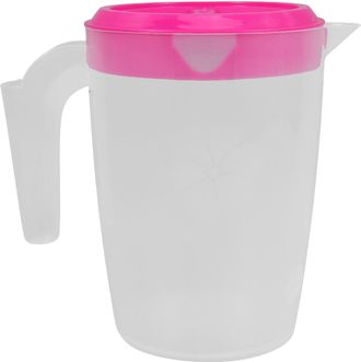 BESPORTBLE K&uuml;hlschrankkrug mit Deckel Kunststoff Wasserkanne f&uuml;r Kalte Getr&auml;nke Wiederverwendbar Gro&szlig;e Kapazit&auml;t Saftkanne Praktisch und Leicht zu Reinigen f&uuml;r B