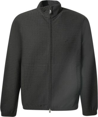 Emporio Armani Homme, Vestes, Noir, Taille: XL SweaT-shirt zipp&eacute;