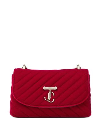 Jimmy Choo London petit sac &agrave; bandouli&egrave;re Curve - Rouge