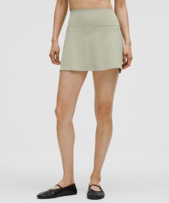 lululemon Align Rock mit hohem Bund f&uuml;r Frauen - Gr&ouml;&szlig;e 10 in Fog Green