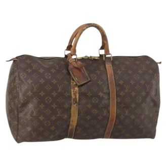 Louis Vuitton Pre-owned Canvas Weekender-Tasche - - Pre-owned - Damen - Braun - ONE SIZE