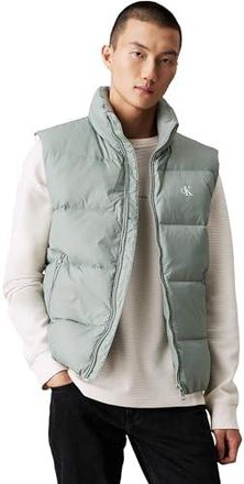 Calvin Klein Jeans Mens ESSENTIALS DOWN VEST Vest, Slate Gray, S