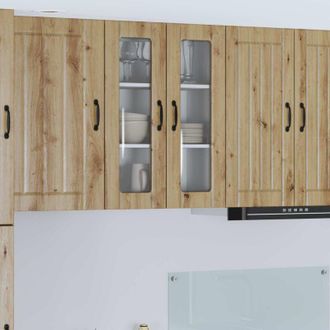 vidaXL vidaXL Armoire de cuisine Lucca Ch&ecirc;ne artisanal 60 x 31 x 80 cm