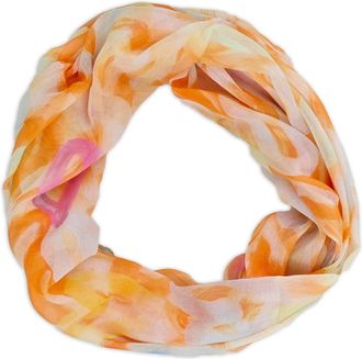 styleBREAKER Schlauchschal Loop mit Brushstroke Herz Muster