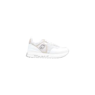 Liu Jo Femme, Chaussures, Blanc, Taille: 38 EU Baskets en polyur&eacute;thane &agrave; lacets