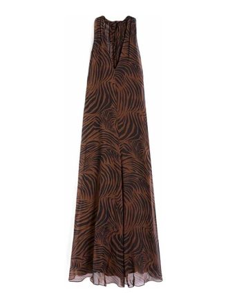 Max Mara Maxikleid - Braun