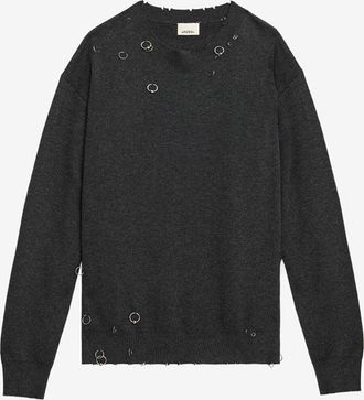 Isabel Marant Pull Cassandre - Femme - Anthracite - Taille 34 - Isabel Marant