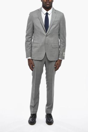 Corneliani CC COLLECTION Anzug aus Schurwolle mit Slim-Fit-Schnitt Corneliani