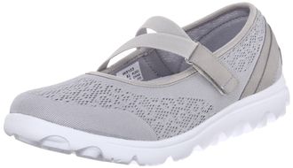 Propét Damen TravelActiv Mary Jane Schuh, Silber, 41.5 EU Schmal