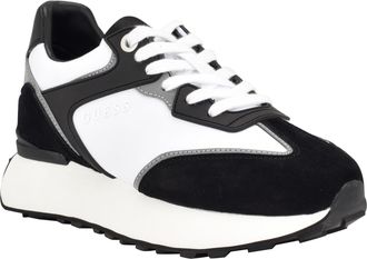 Guess Damen Luchia Sneaker, Schwarz Multi, 41 EU