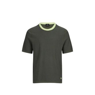Paul Smith T-shirt c&ocirc;tel&eacute; &agrave; rayures en coton