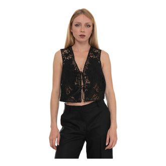 HUGO BOSS Damen, Oberteile, Schwarzk, MGr&ouml;&szlig;e