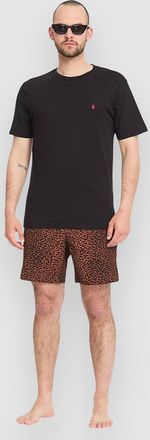 Volcom Melange Trunk 17 Boardshorts brown horn