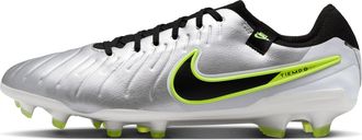 Nike Nike Fu&szlig;ballschuh Tiempo Legend 10 Pro Fu&szlig;ballschuh F&uuml;r Normalen Rasen, Metallic Silver/Black-Volt, DV4333-001, 43 EU (9.5 US)