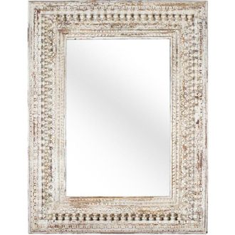 Giner&Colomer Giner Y Colomer - Miroir mural rectangulaire en bois fait main, 130 cm
