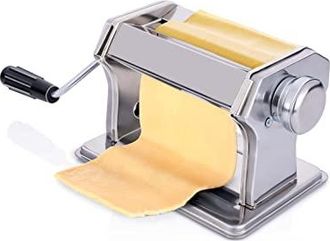 Alpina Nudelmaschine Manuell - Edelstahl - Tischklemme - Spaghetti, Ravioli, Lasagne