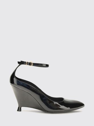 Pinko Gwen Keilpumps aus Lackleder mit Kn&ouml;chelriemen