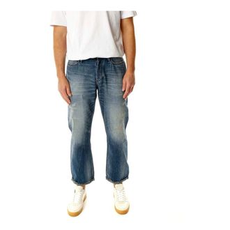 Denham Homme, Jeans, Bleu, Taille: W32 L32 Jean taille mi-haute coupe relax
