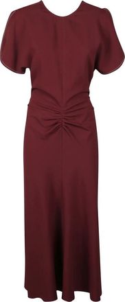 Victoria Beckham Femme, Robes, Rouge, Taille: 34 FR Bela Midi Dress