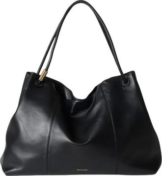 Trussardi Femme, Sacs, Noir, Taille: ONE Size Tote Bag Grande
