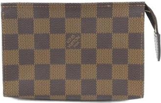 Louis Vuitton Pre-owned Damier Pouch - Femme - Pre-owned - Brun - Taille: ONE Size