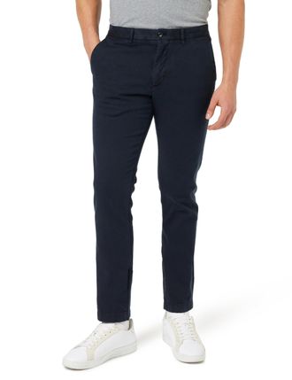 Tommy Hilfiger Herren Chinos Chino Bleecker Structure GMD Stretch, Blau (Desert Sky), 38W / 34L