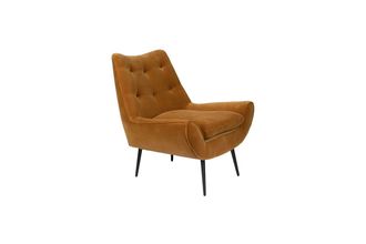Dutchbone Fauteuil lounge Glodis whisky