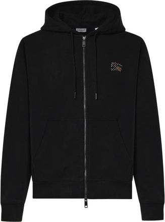 Burberry Homme, Sweatshirts et sweats &agrave; capuche, Noir, Taille: M Zip-throughs