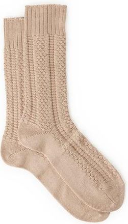 Falke Chaussettes hautes en laine vierge mélangée