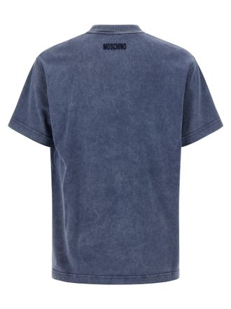 Moschino Mens Blue Cotton T-Shirt