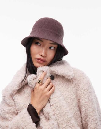 & Other Stories Bob en laine majoritaire - Marron foncé-Brown