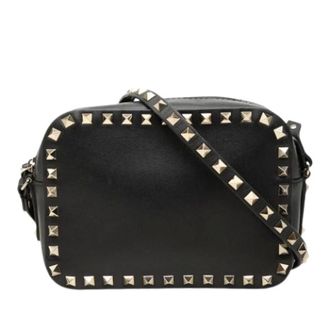 Valentino Sac bandouli&egrave;re Rockstud Pre-owned - Femme - Pre-owned - Noir - Taille: ONE Size